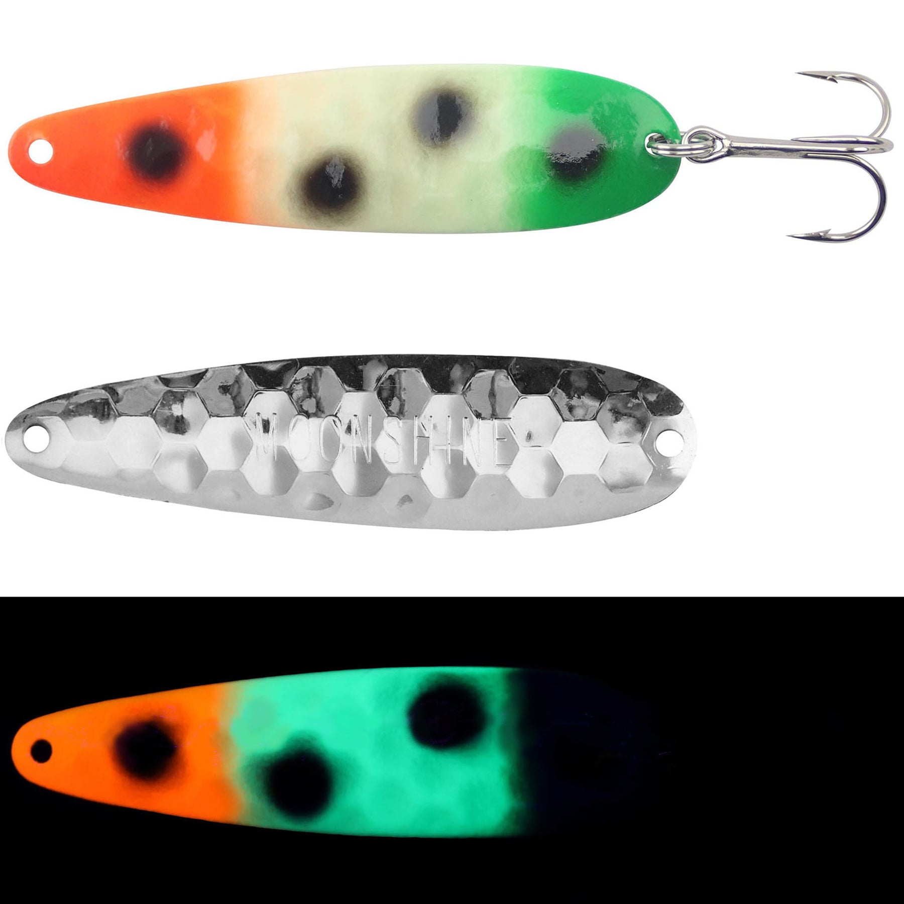 Moonshine Walleye Half Moon Gold Spoon - Acme Tackle Company