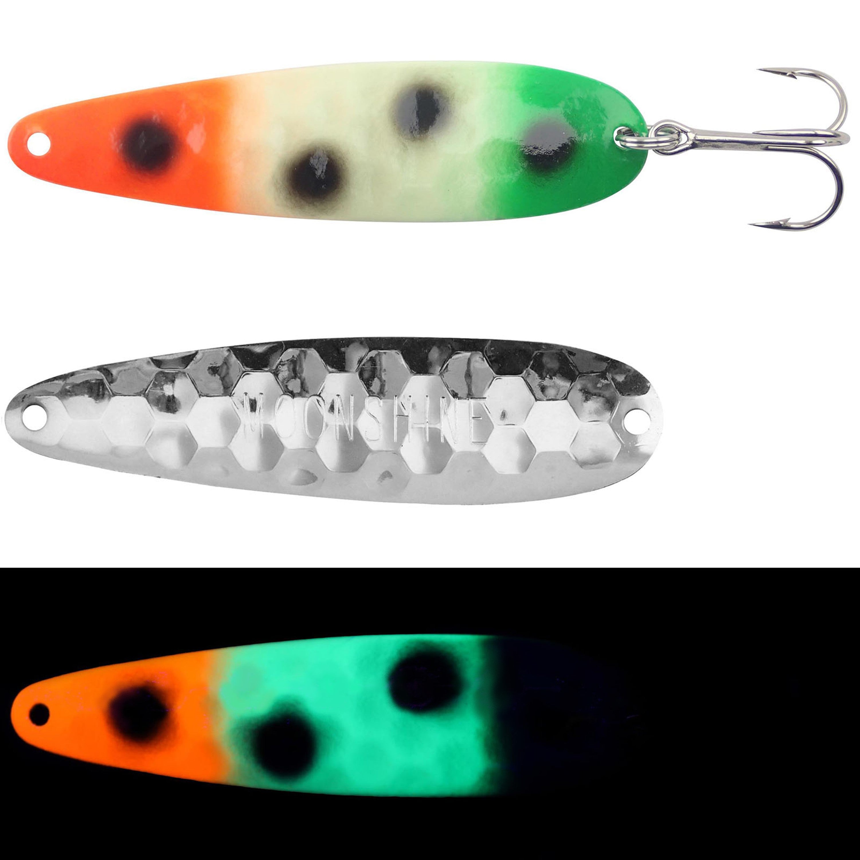 Moonshine Walleye Half Moon Gold Spoon - Acme Tackle Company
